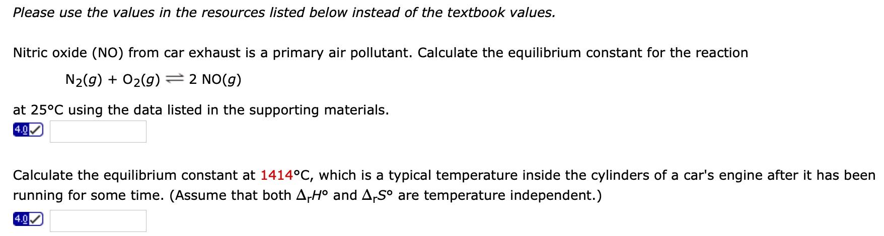 Solved Please use the values in the resources listed below | Chegg.com