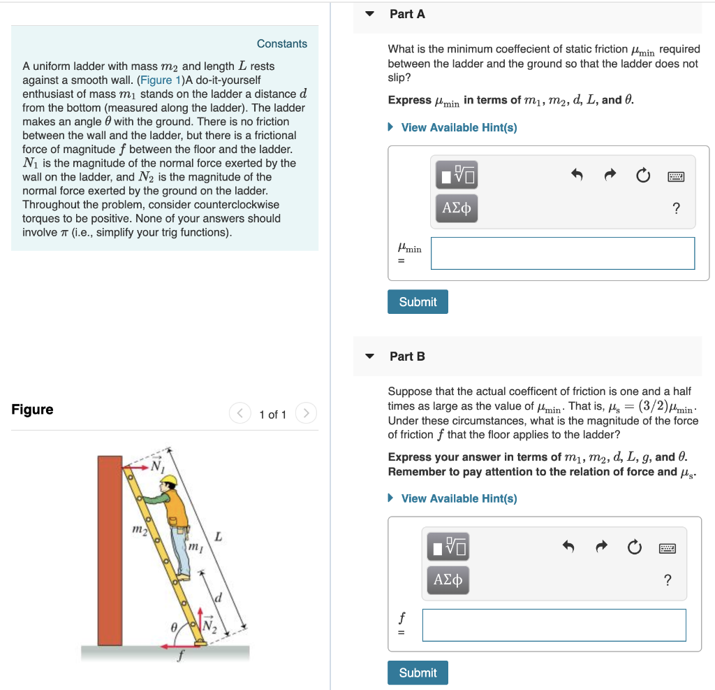 Solved Part A Constants What is the minimum coeffecient of | Chegg.com