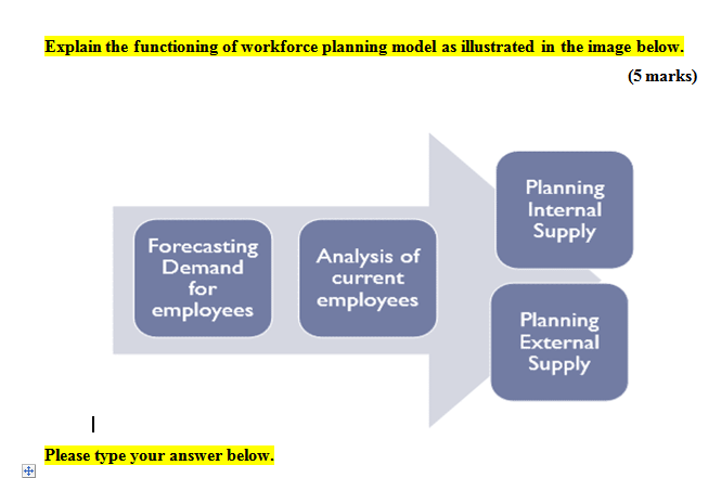Solved Explain the functioning of workforce planning model | Chegg.com