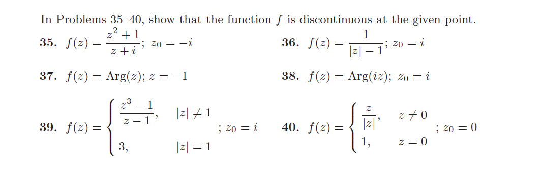 Solved Complex Analysis I want to know many details of these | Chegg.com
