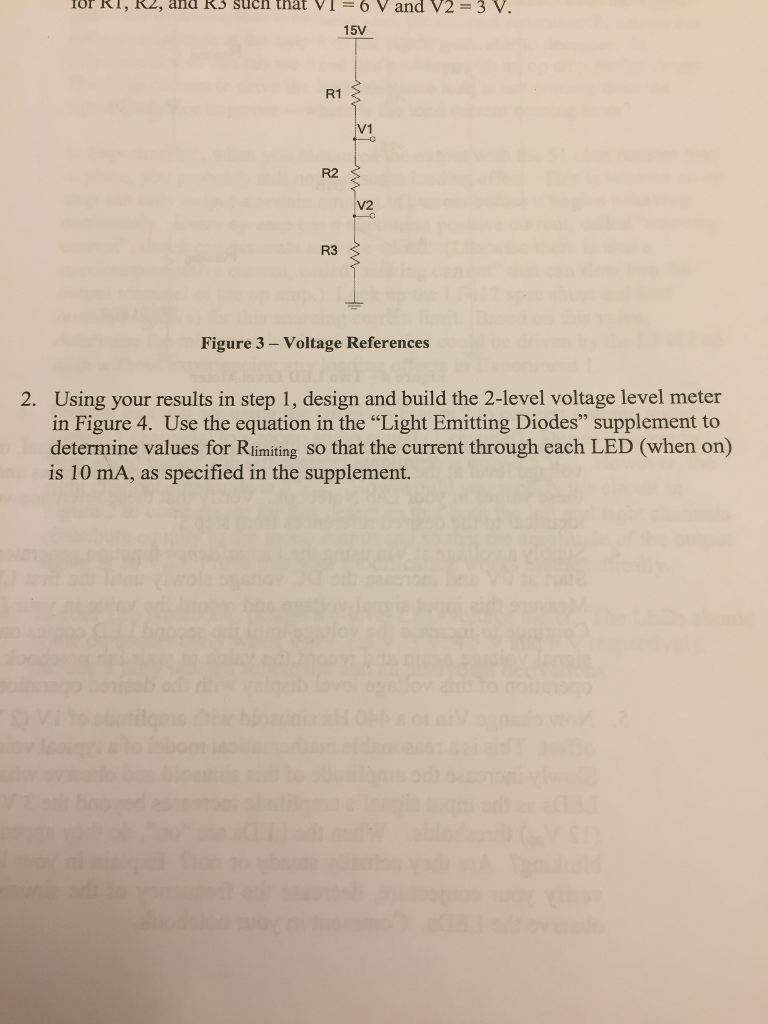 Solved 3. In Figure 2, first determine the values of R1, R2 | Chegg.com