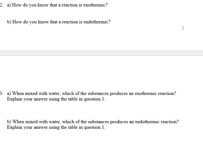 Solved Making Hot and Cold Packs: Endothermic and Exothermic | Chegg.com