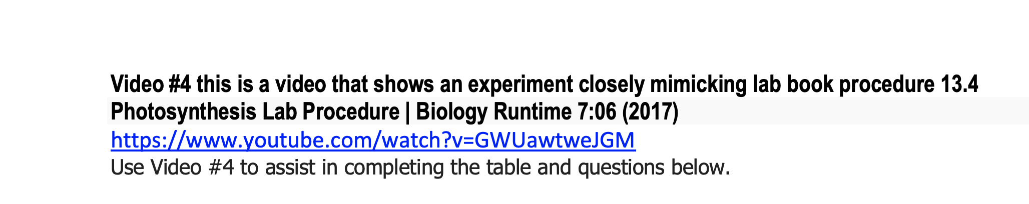 i have to complete just by watching the video is at | Chegg.com