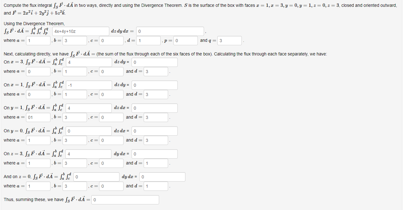 Solved Compute the flux integral SF. dA in two ways, | Chegg.com