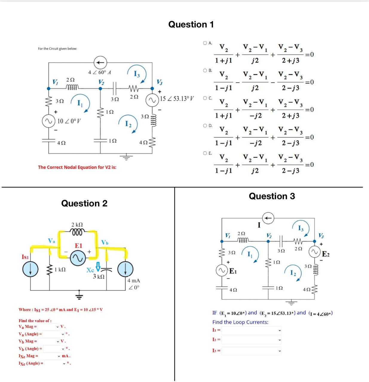 Solved SOLVE THE FIRST THREE Questions carefly and make sure | Chegg.com