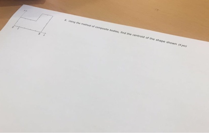 Solved Using the method of composite bodies, find the | Chegg.com