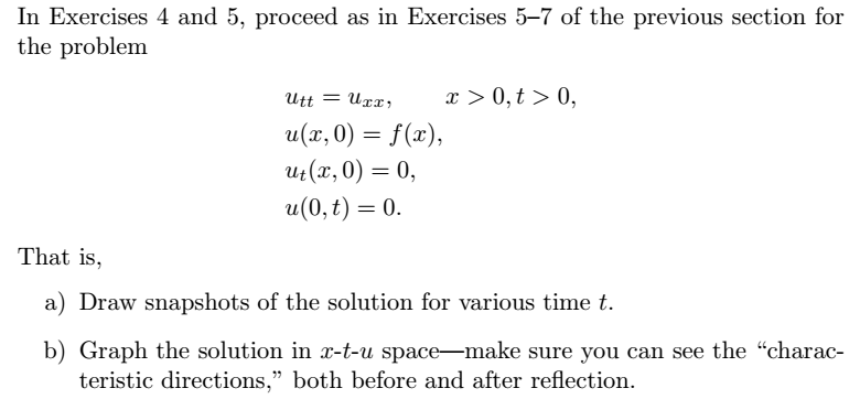 Solved In Exercises 4 and 5 , proceed as in Exercises 5−7 of | Chegg.com
