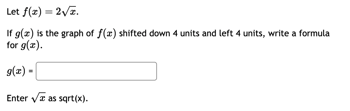 Solved Let f(x)=x−3x and g(x)=x6. Find the following | Chegg.com