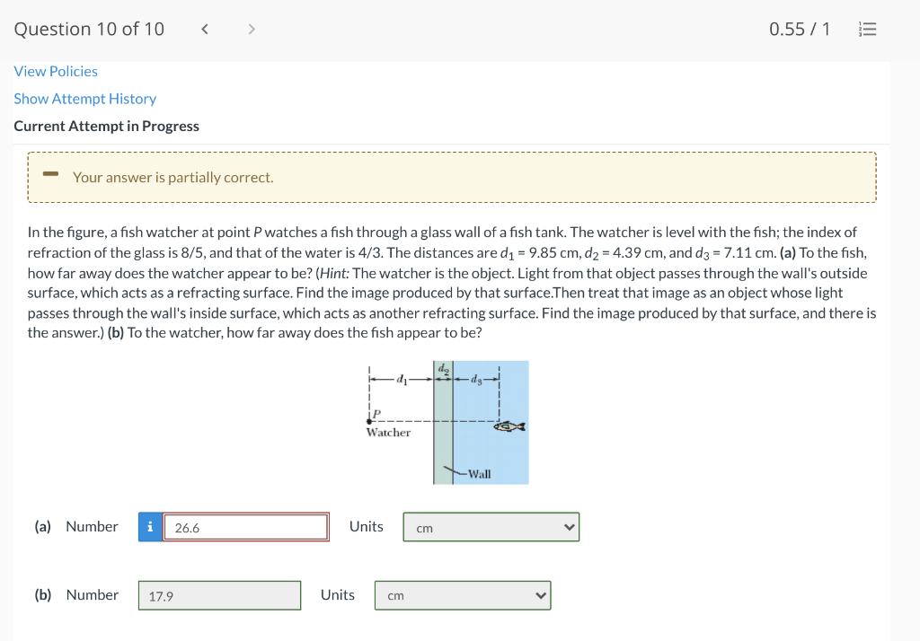 Solved Question 10 of 10 0.55 / 1 lii View Policies Show | Chegg.com