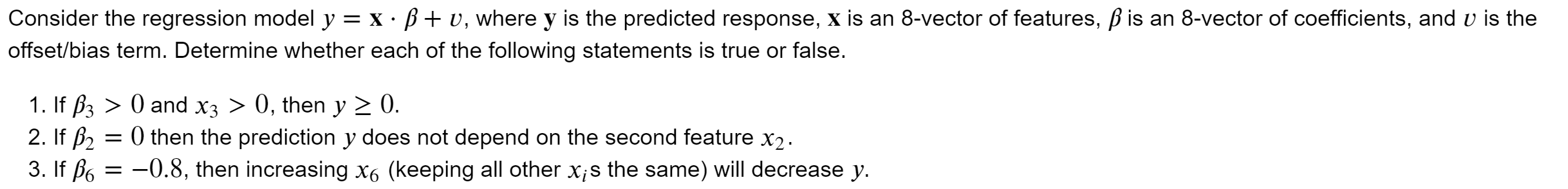 Solved Consider the regression model y=x⋅β+v, where y is the | Chegg.com