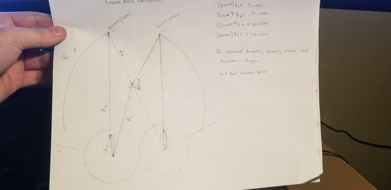 Need mechanism solved ASAP, please. Dynamics of | Chegg.com
