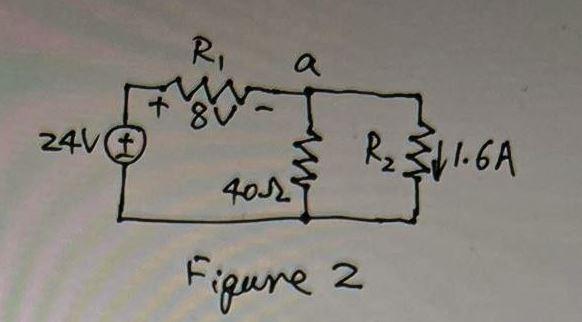 Solved 3. Determine the values of R1 and R2 in the circuit | Chegg.com