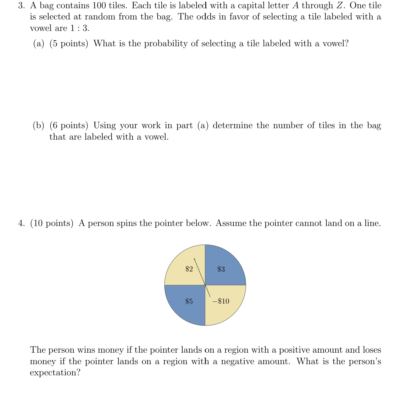 Solved (b) (6 points) Using your work in part (a) determine | Chegg.com