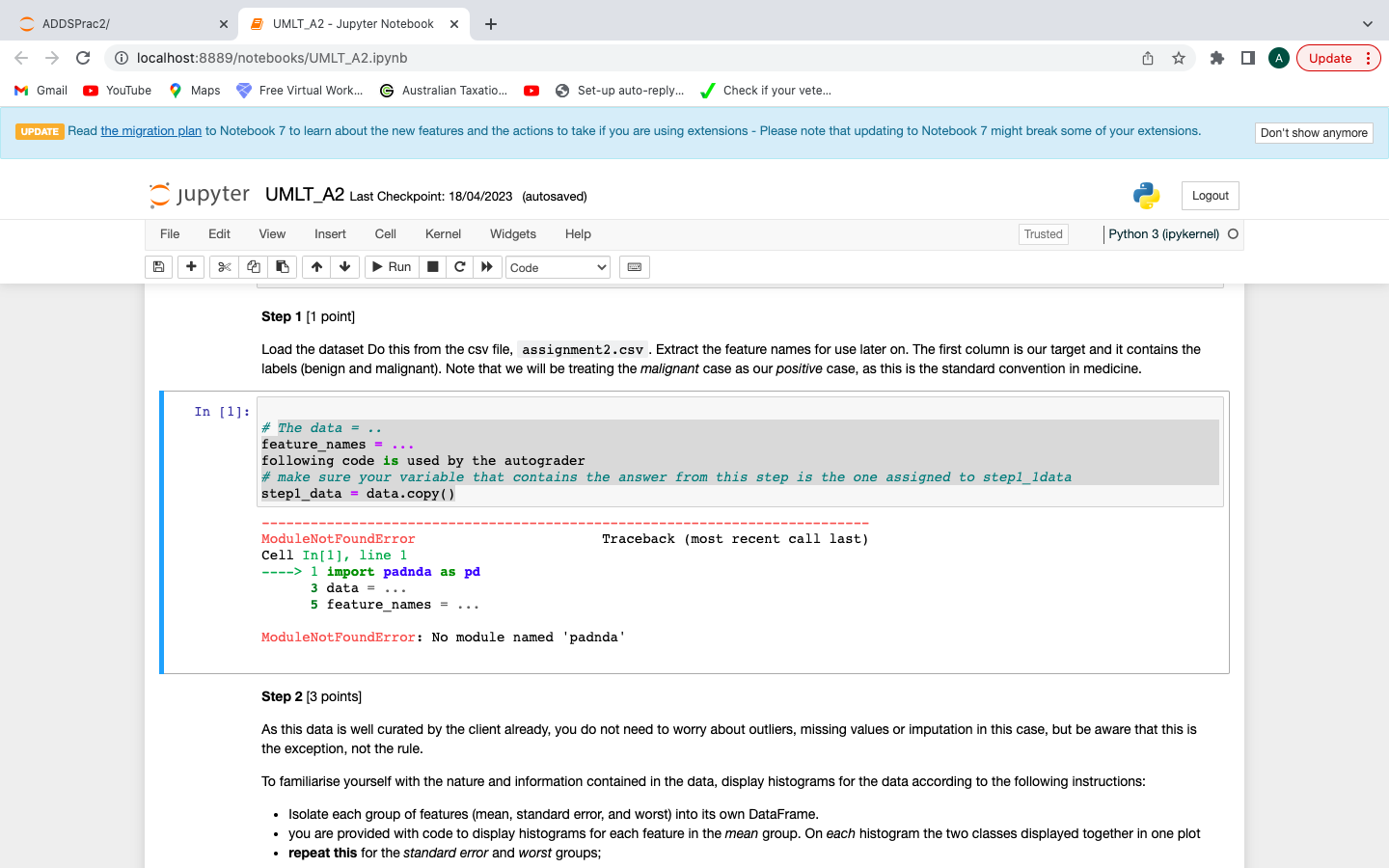 Solved Can you please help me to complete the first step? | Chegg.com