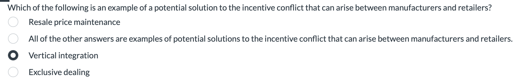 Solved Which of the following is an example of a potential | Chegg.com