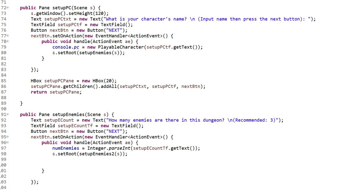 Solved I got this code for a simple game coded in java and I | Chegg.com