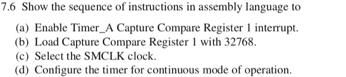 Solved Show the sequence of instructions in assembly | Chegg.com