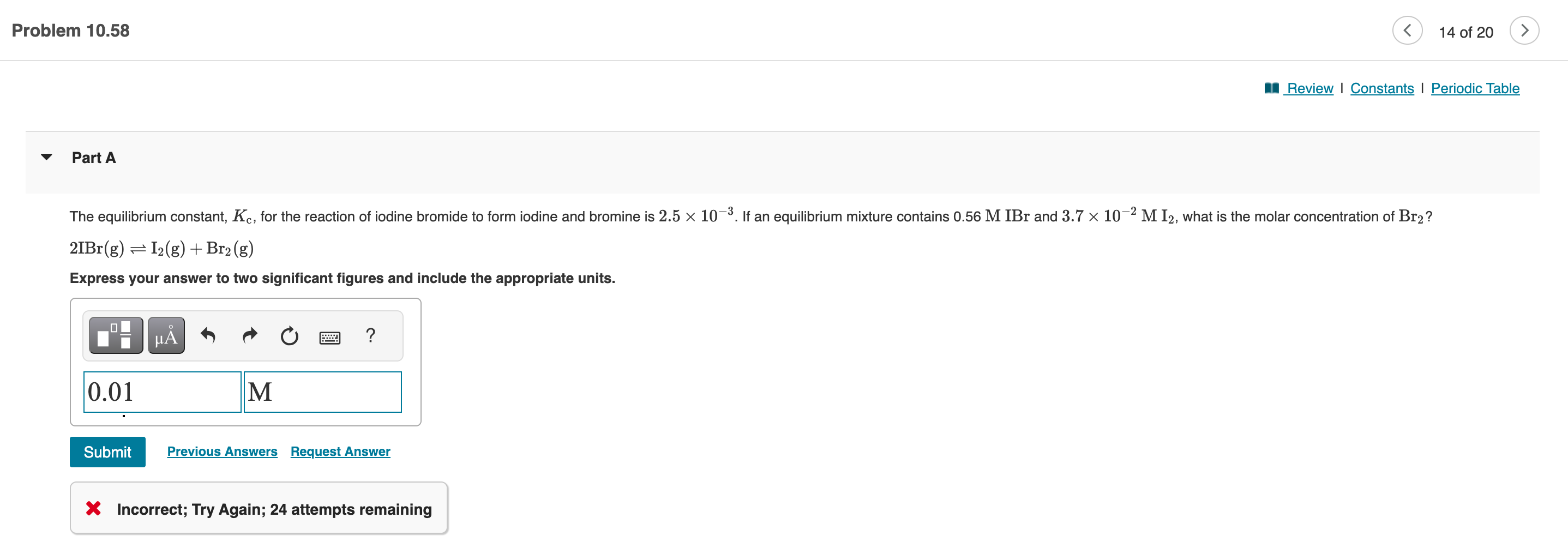 Solved 2IBr(g)⇌I2( g)+Br2( g) Express your answer to two | Chegg.com