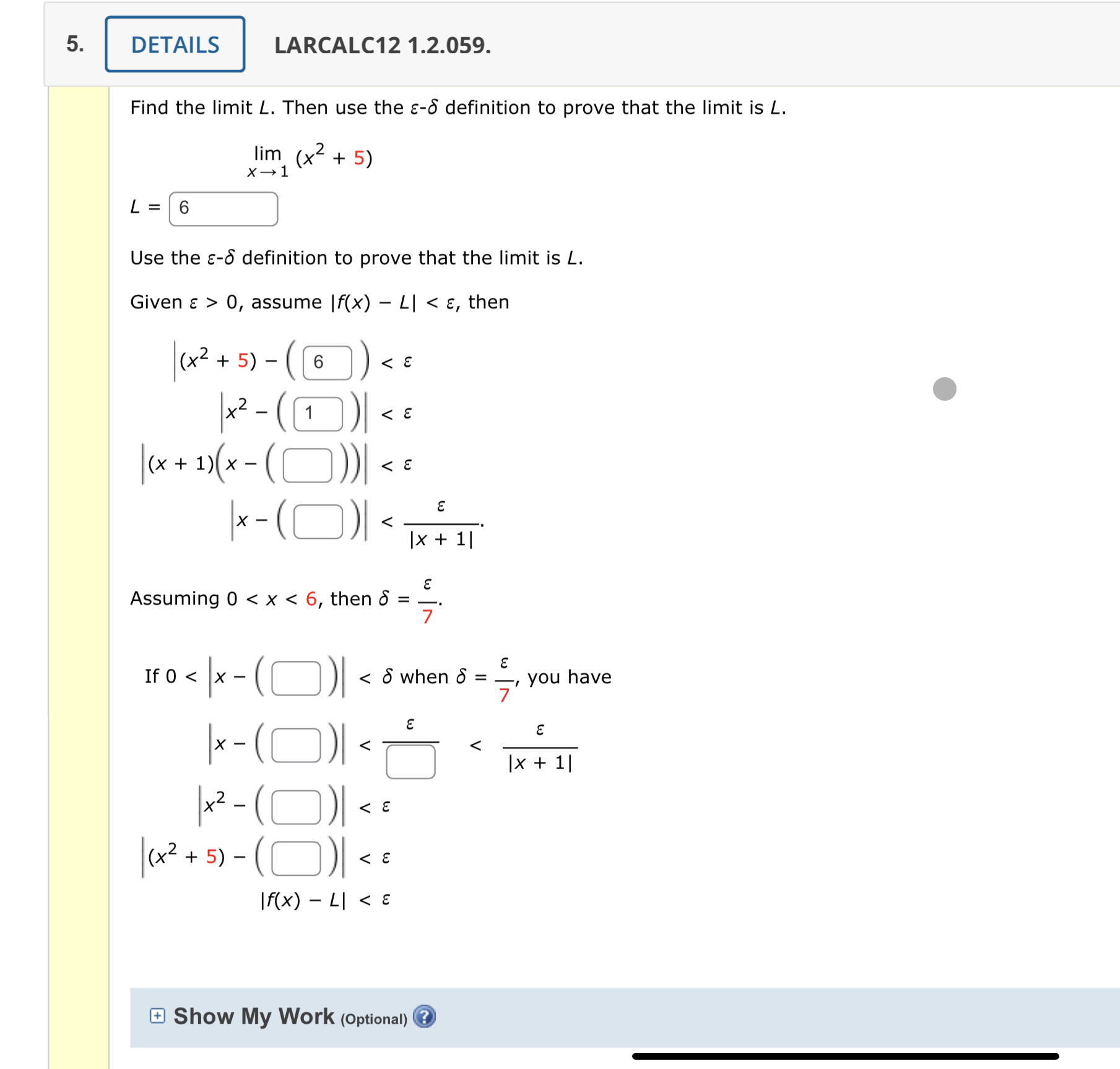 Solved Find the limit L. Then use the ε−δ definition to | Chegg.com