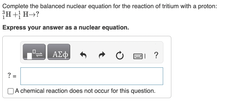Solved Complete the balanced nuclear equation for the | Chegg.com