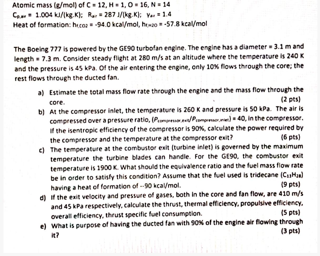 Solved State the assumption made in solving the problems and | Chegg.com