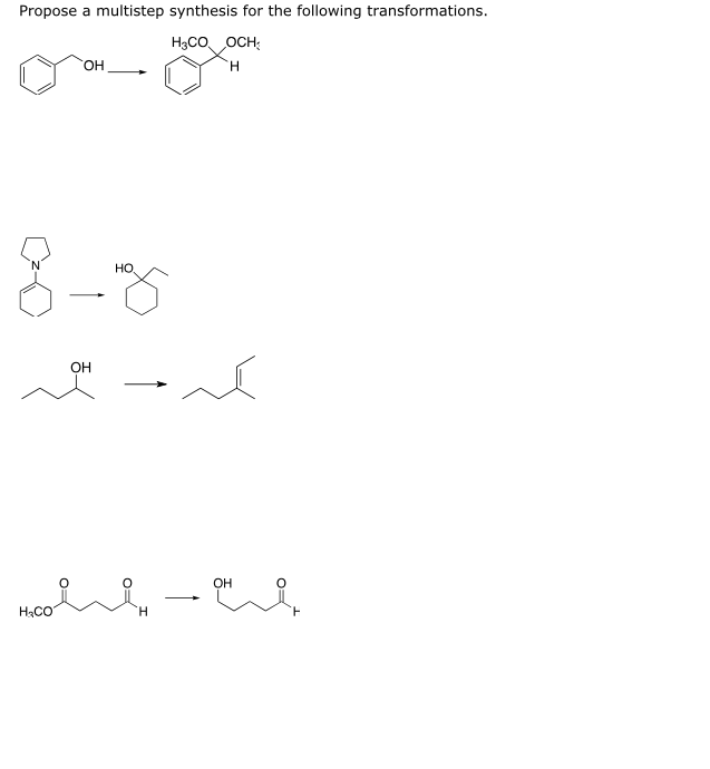 Solved Propose a multistep synthesis for the following | Chegg.com