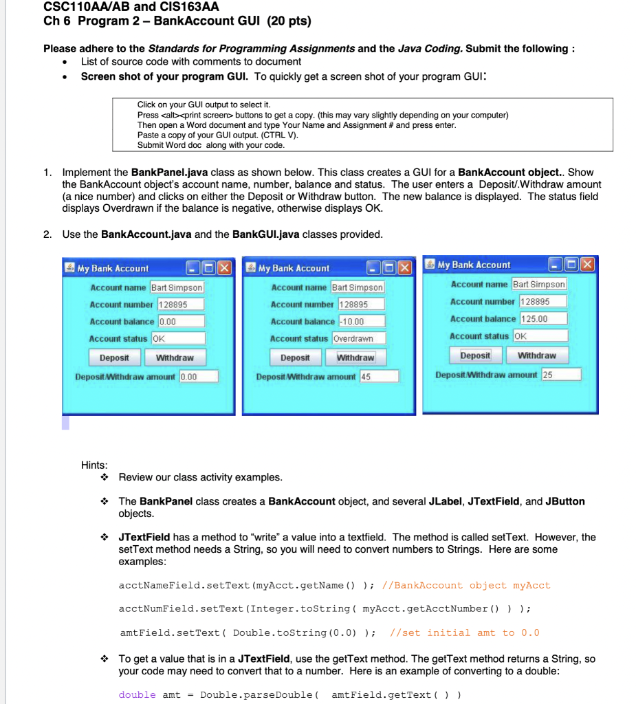 Solved //GUI FILE | Chegg.com