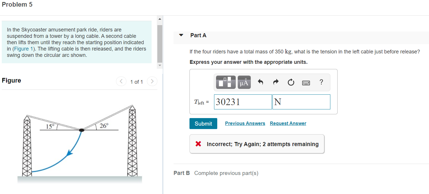 Solved In the Skycoaster amusement park ride, riders are | Chegg.com