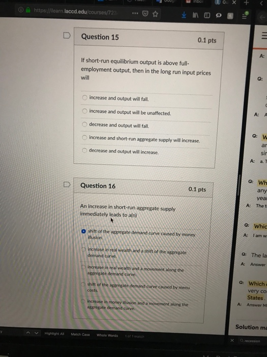 Solved ☆ https://ilearn laccd.edu/courses/72 ⓘ 3 D Question | Chegg.com