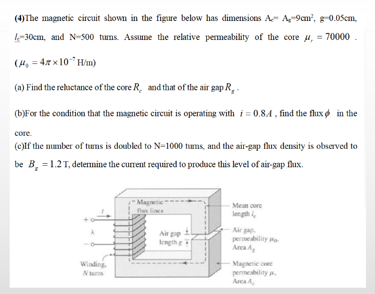 Solved HW-2( part3) Subject: Electrical Machines-1 I can't | Chegg.com