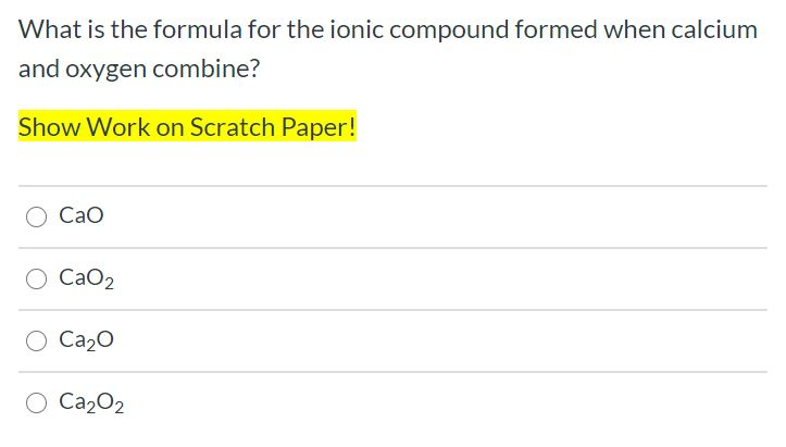 Solved What is the formula for the ionic compound formed | Chegg.com