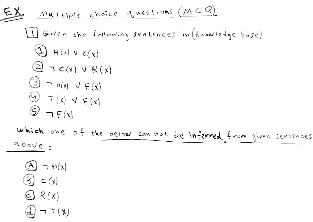 Solved EX Multiple choice questions (MCQ) 11 Given the | Chegg.com