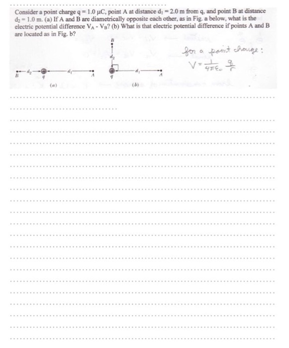Solved Question Two electrons are fixed 2.0 cm apart. | Chegg.com