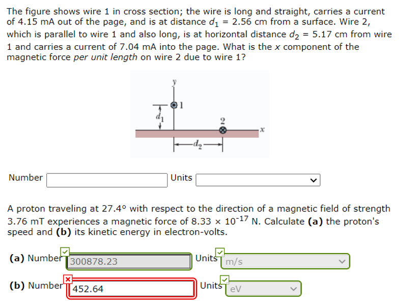 Solved The figure shows wire 1 in cross section; the wire is | Chegg.com