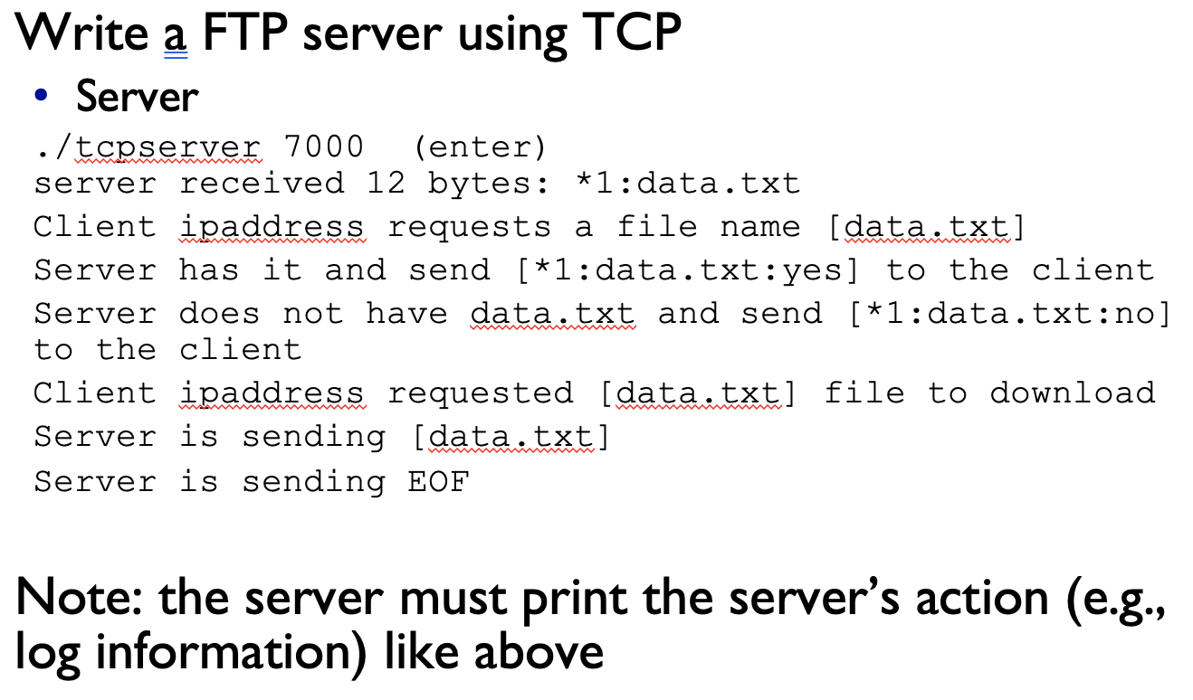 FTP server 1) Send yes/no to the client if the server | Chegg.com