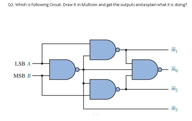 Solved Q2. Which is following Circuit. Draw it in Multisim | Chegg.com