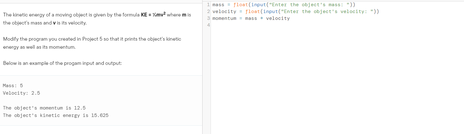 Solved The kinetic energy of a moving object is given by the | Chegg.com