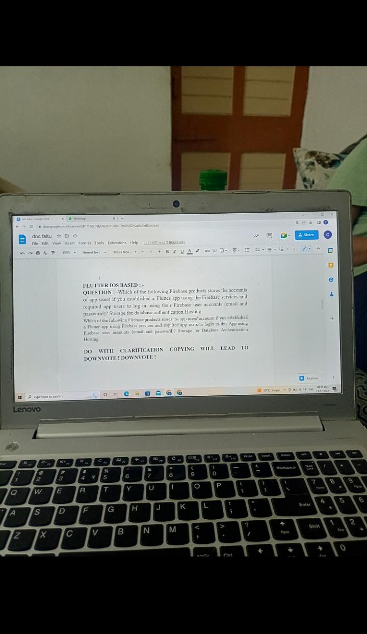 Solved FLUTTER IOS BASED : - QUESTION : - Which of the | Chegg.com