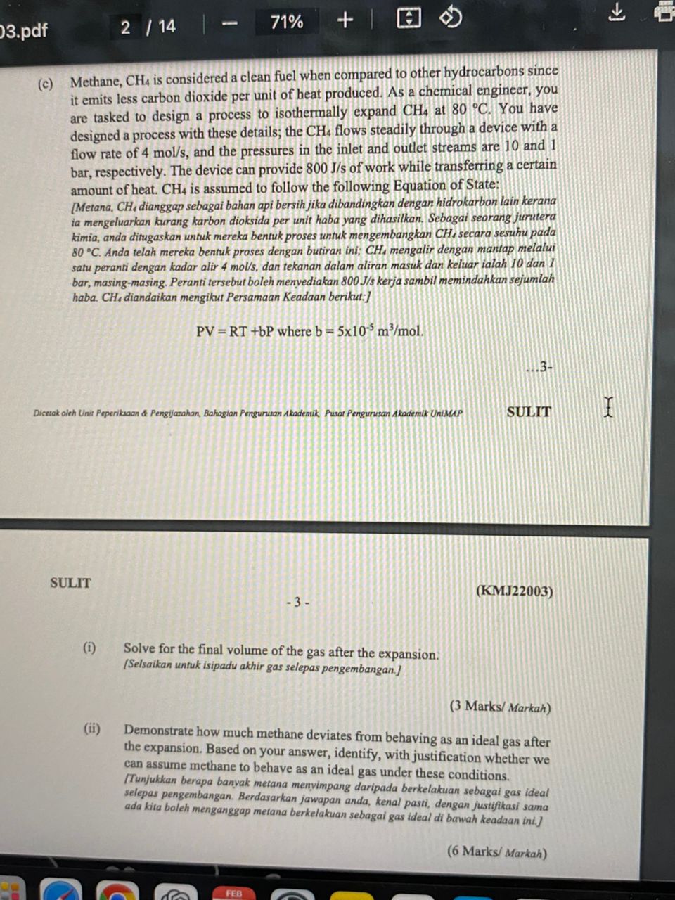 (c) ﻿Methane, \( \mathrm{CH}_{4} \) ﻿is considered a | Chegg.com