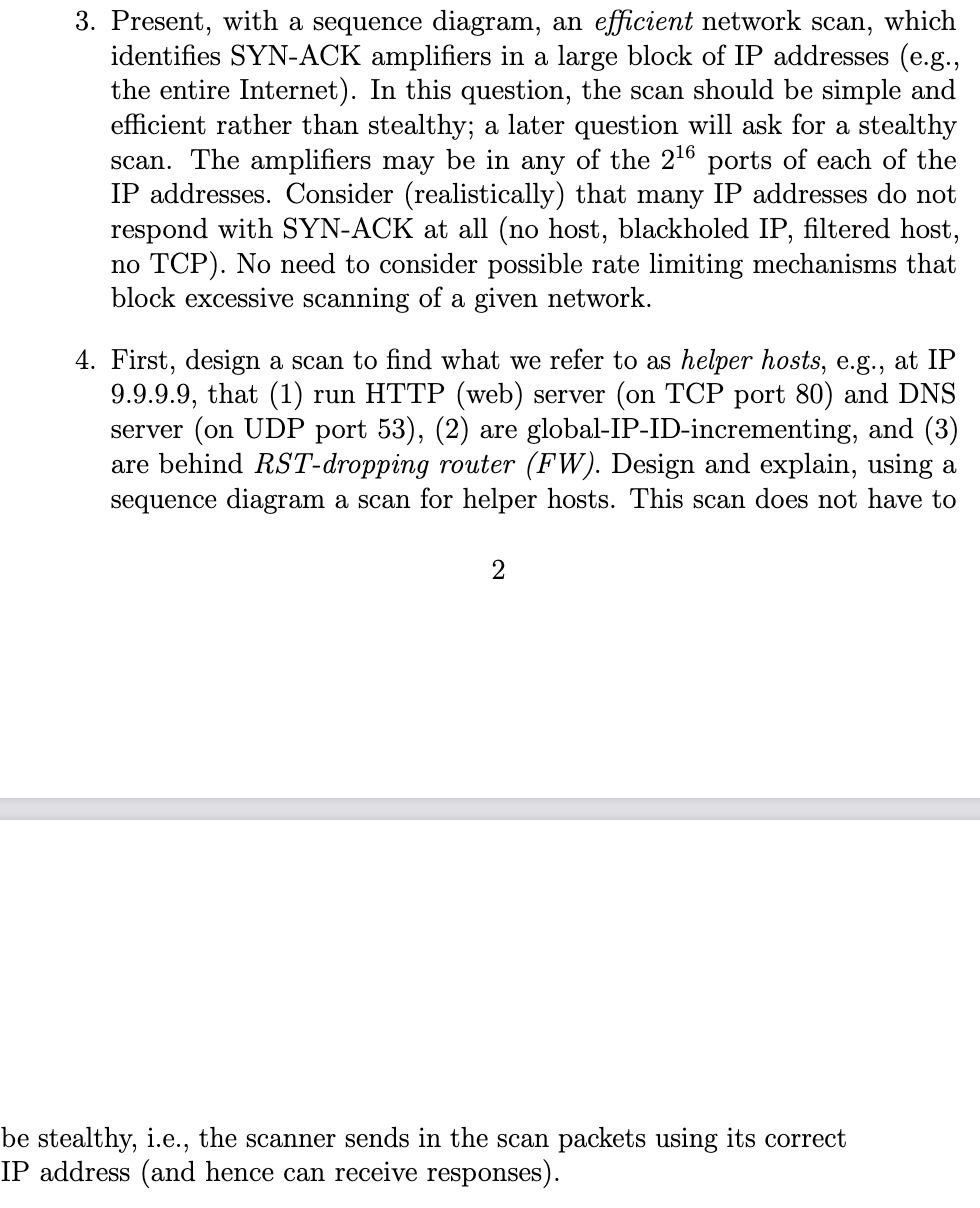 Solved 3 Present With A Sequence Diagram An Efficient