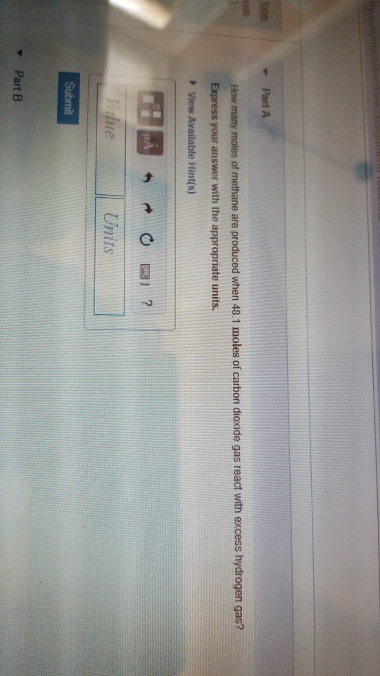 Solved ade How many moles of methane are produced when 48.1 | Chegg.com