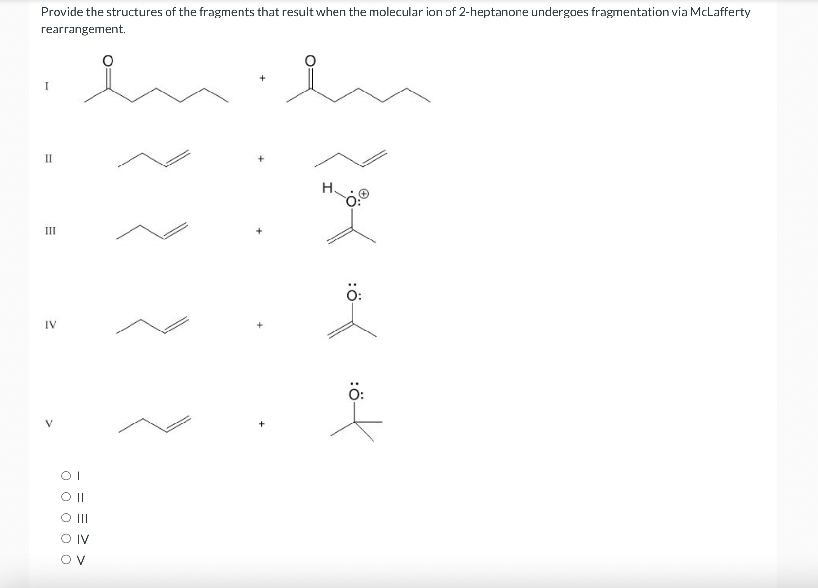 Solved Provide the structures of the fragments that result | Chegg.com