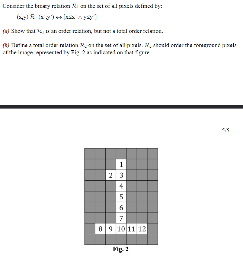 Consider the binary relation R1 on the set of all | Chegg.com