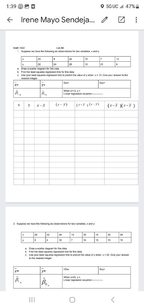 Solved Math 16012 Lah Perp 4 1 Suppose We Hawe The
