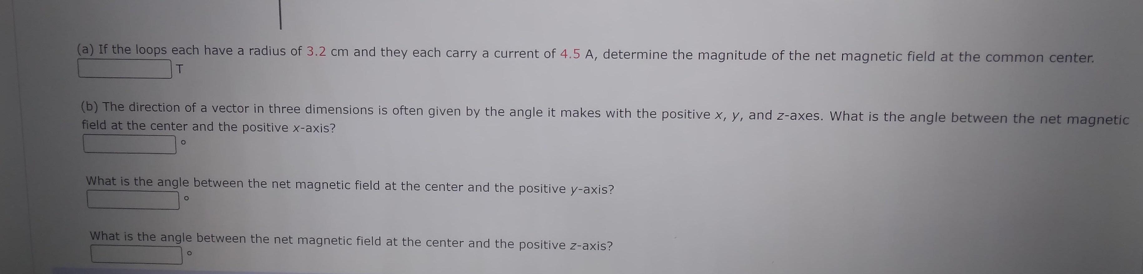 Solved You have two single turn circular loops of wire | Chegg.com