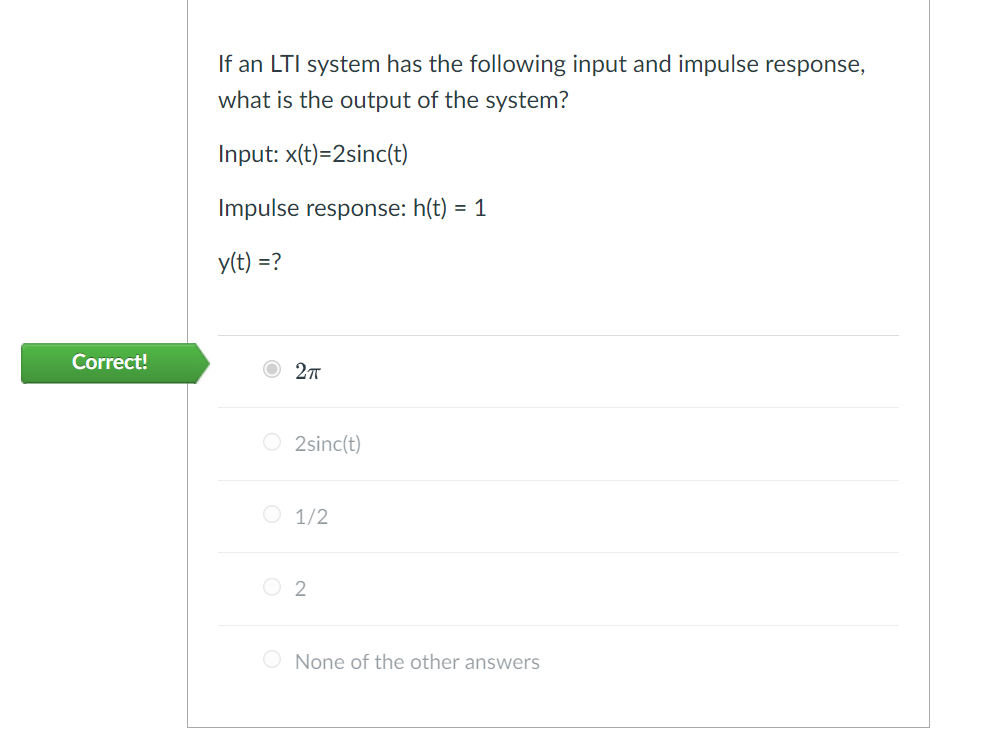 Solved The answer is given, which is 2pi. Please | Chegg.com