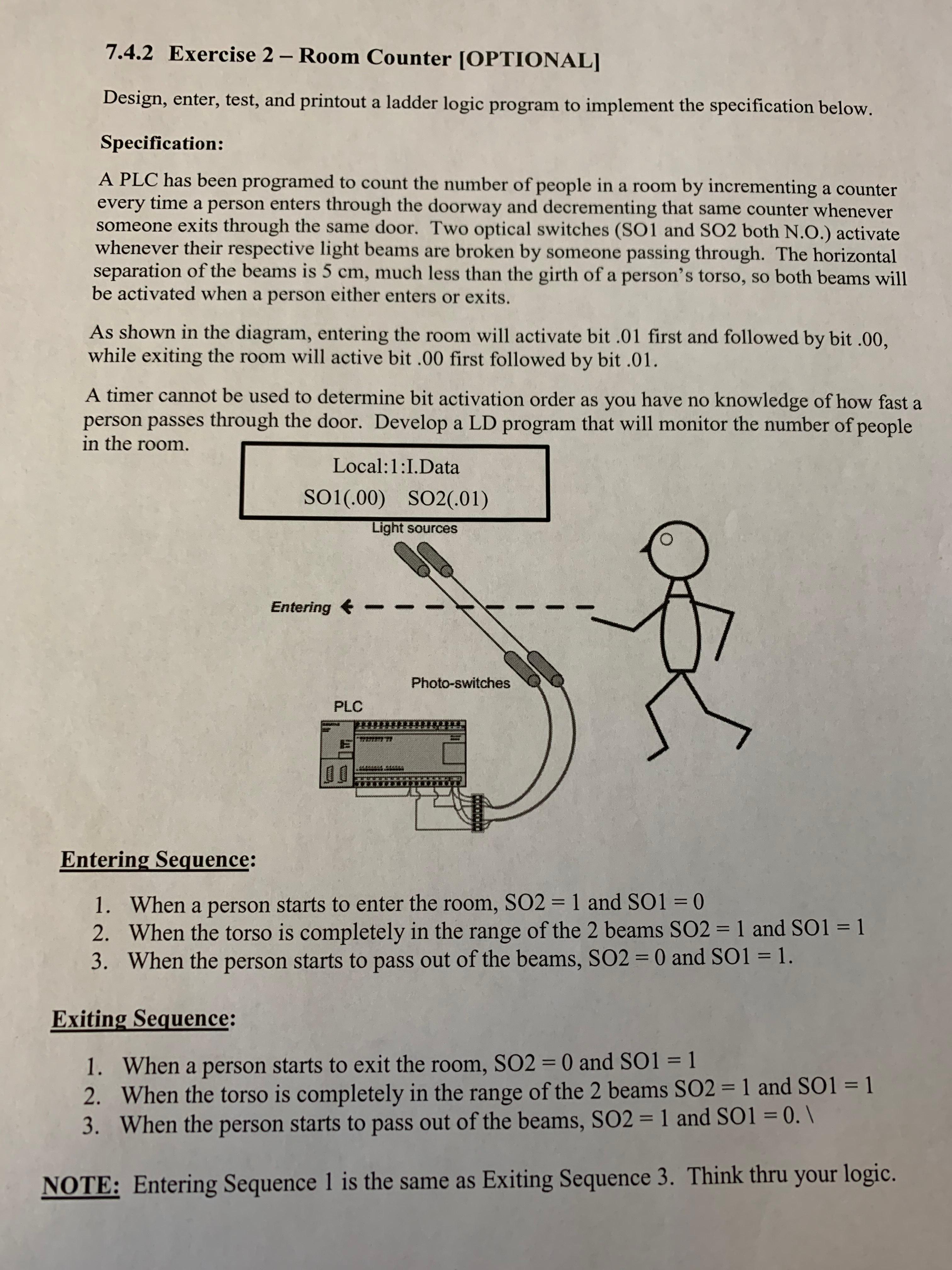 using RS logix to create two ladder diagram | Chegg.com
