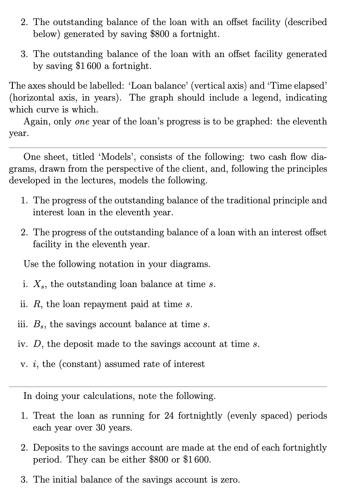 Solved 2. The outstanding balance of the loan with an offset | Chegg.com