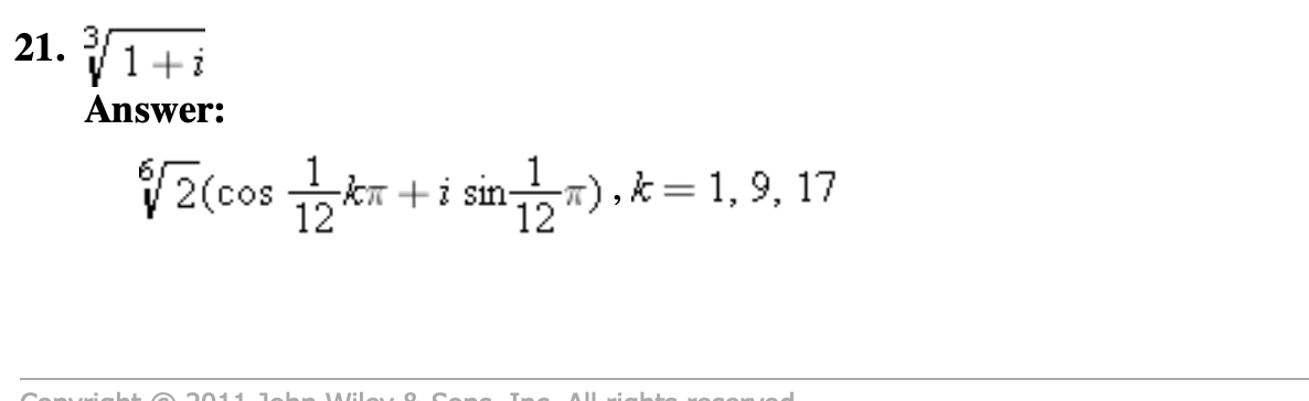 Solved Find and graph all roots in the complex plane. 21. | Chegg.com