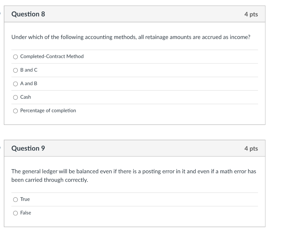 Solved Under which of the following accounting methods, all | Chegg.com